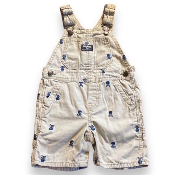 OshKosh B'gosh | One Pieces | Salish Skull And Cross Bones Pirate Khaki ...